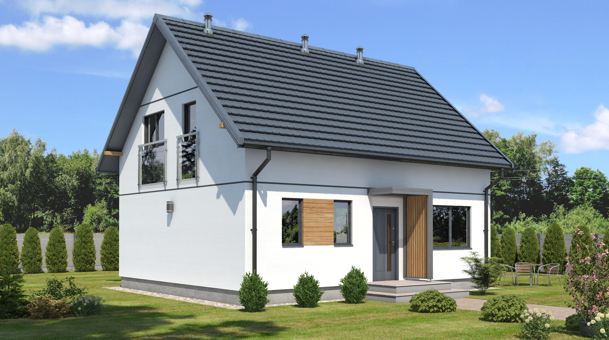 Domy modułowe do 70m2 Gdańsk pomorskie | domy szkieletowe, całoroczne, bez pozwolenia Omega Home